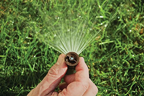 Rain Bird 1806APPRS Pressure Regulating (PRS) Professional Pop-Up Sprinkler, Adjustable 0° - 360° Pattern, 8' - 15' Spray Distance, 6" Pop-up Height, Black