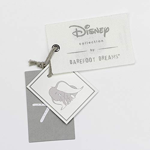 Barefoot Dreams CozyChic Disney Dumbo Stroller Blanket, Comfortable Baby Blanket, Oyster Multi, 30 Inches x 40 Inches
