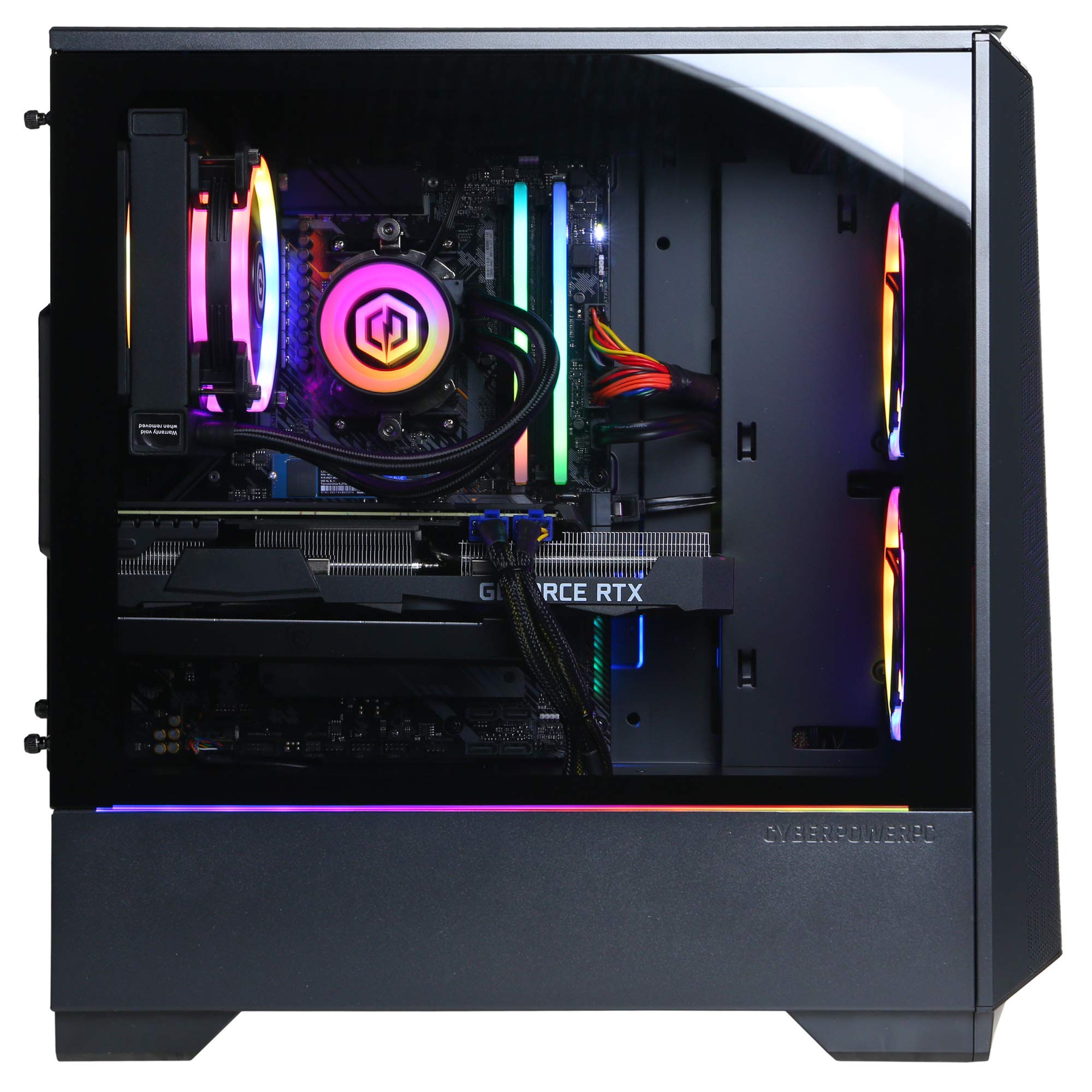CYBERPOWERPC Gamer Supreme Liquid Cool Gaming PC, AMD Ryzen 9 5900X 3.7GHz, Geforce RTX 3070 8GB, 16GB DDR4, 1TB NVMe SSD, WiFi Ready & Win 10 Home (SLC8306A2)