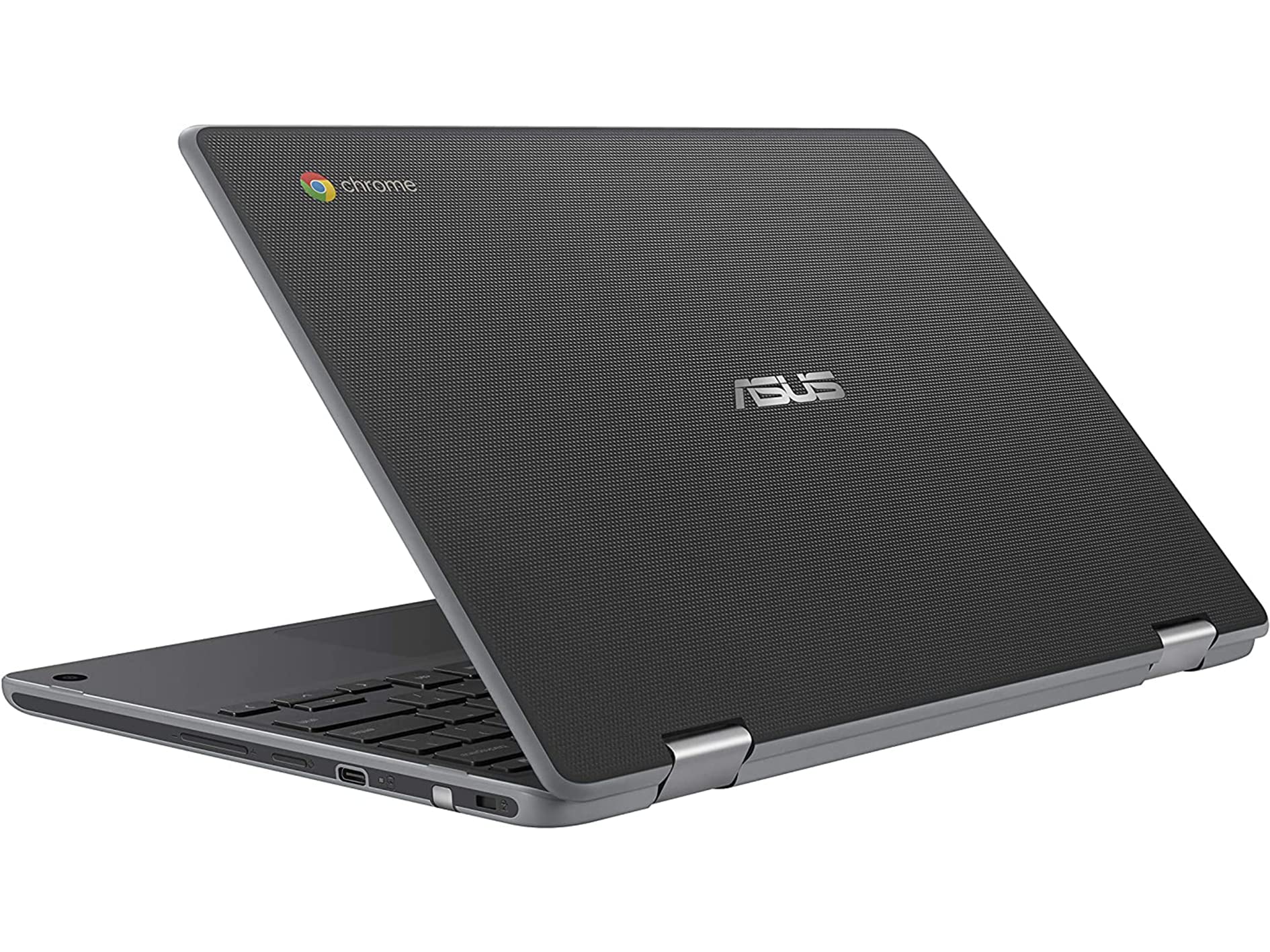 ASUS 2022 Chromebook Flip 2-in-1 360° 11.6" HD Laptop, Intel Celeron N4000 Processor, 4GB RAM, 32GB eMMC Flash Memory, Intel HD Graphics 600, HD Webcam, Chrome OS, Black, 32GB SnowBell USB Card