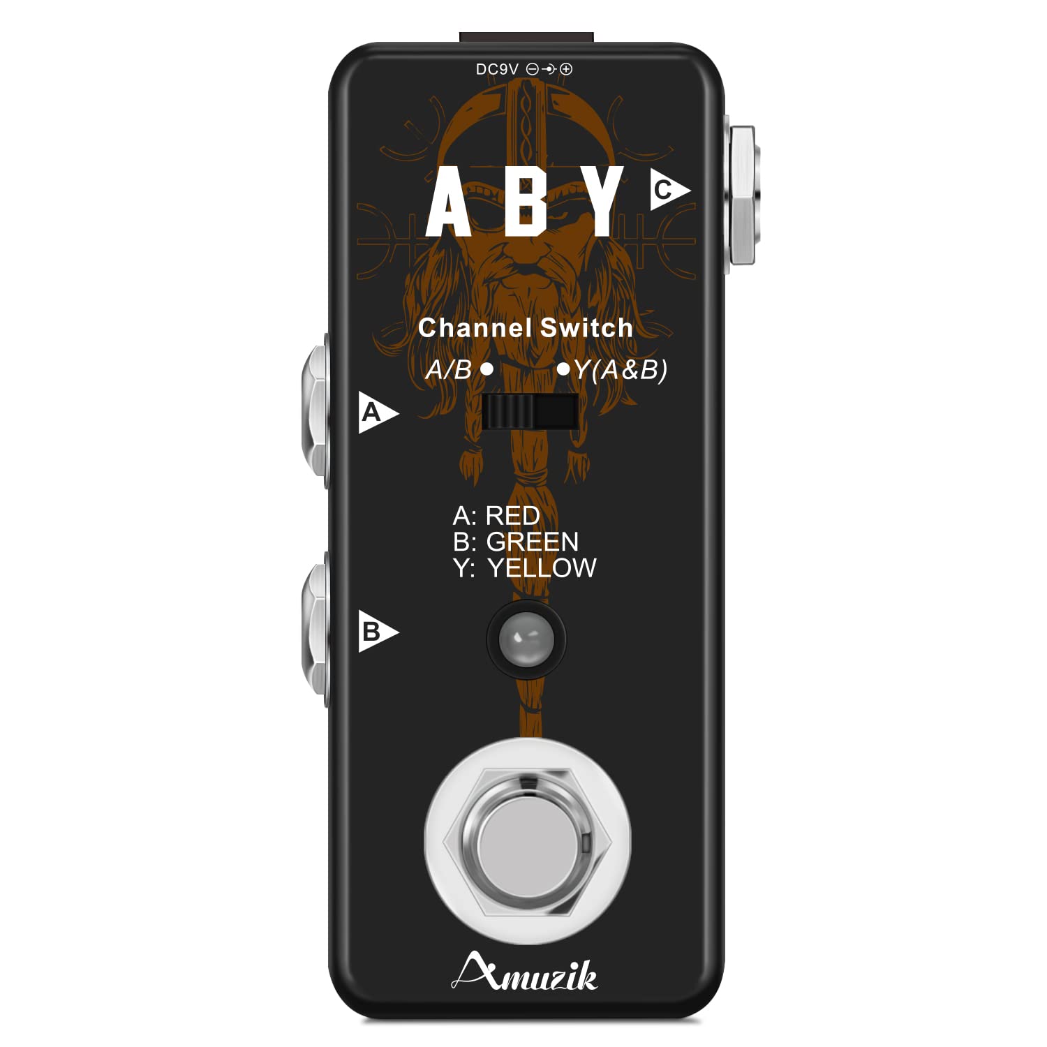 Amuzik Flanger Guitar Pedal for Analog Flanger Guitar Effect Pedals Classic Metallic Sounds Flanger Effects 2 Modes Filter&Normal with Mini Size Ture Bypass