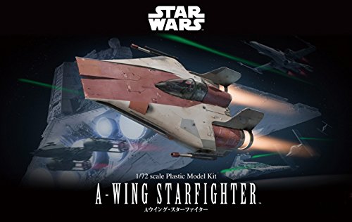 Bandai Hobby Star Wars 1/72 A-Wing Starfighter Building Kit