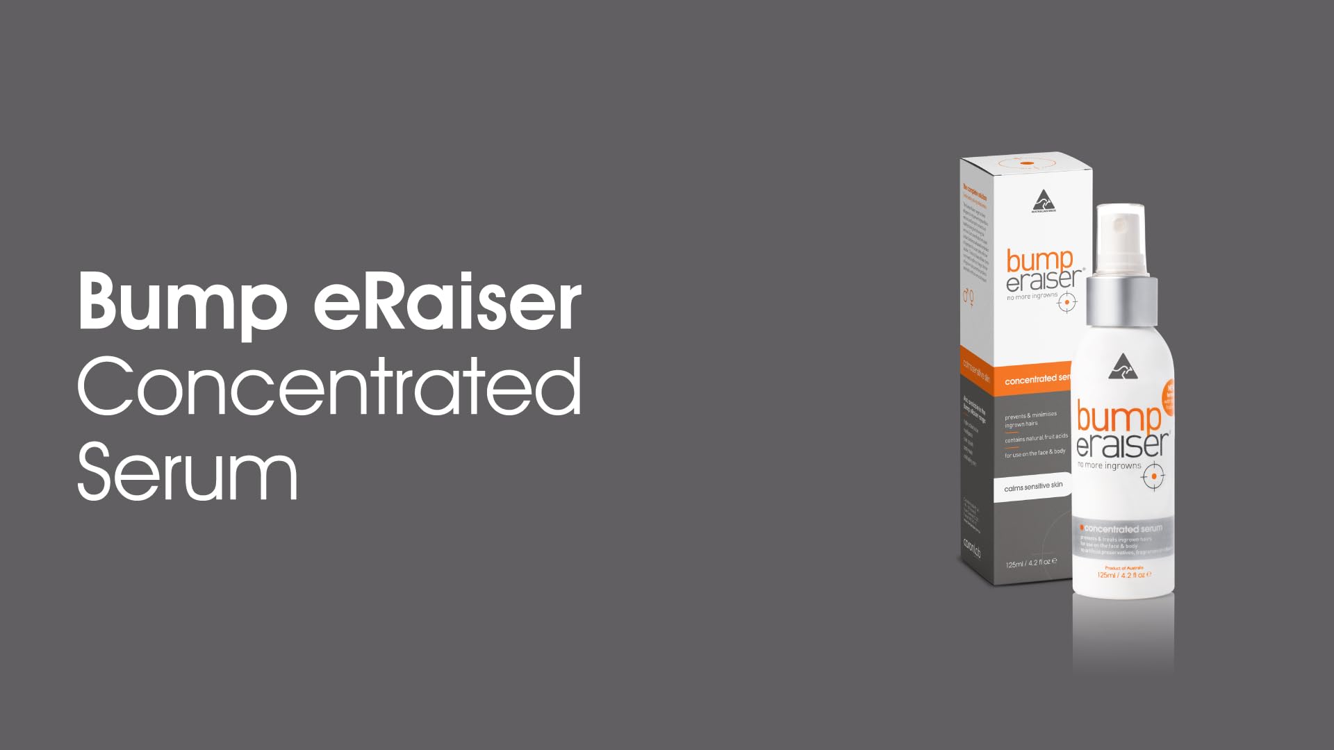 Bump Eraiser Concentrated Ingrown Hair Serum 4.2 fl oz for Ingrown Hair Treatment, Razor Burns and Razor Bumps