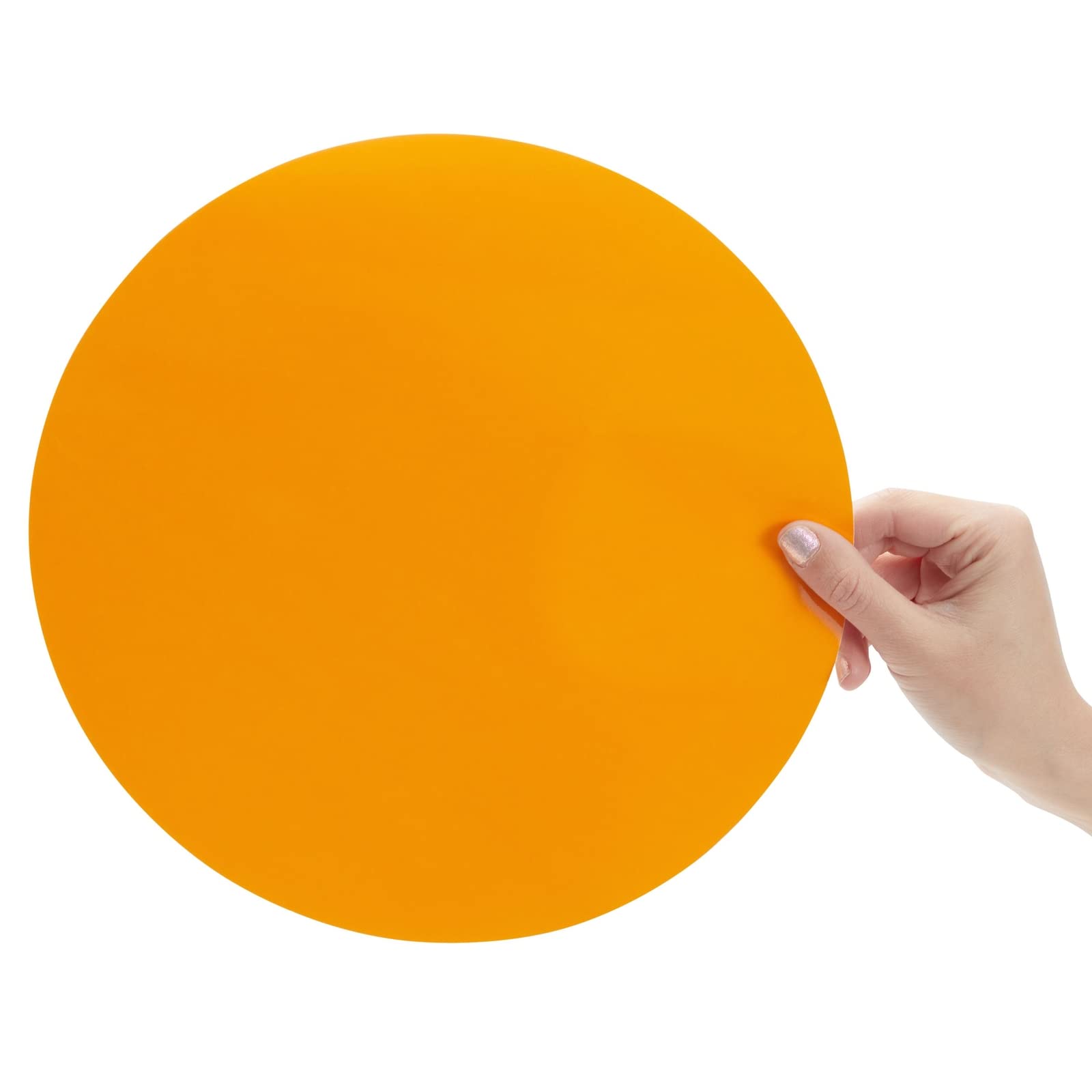 24 Pack 11-inch Dry Erase Spots and Sticker Dots for Classroom Tables - Peel and Stick Circles for Teachers and School Essential Supplies (8 Colors)