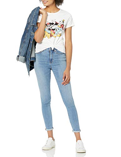 Amazon Essentials Disney | Marvel | Star Wars | Princess Women's Short-Sleeve Crew-Neck T-Shirts (Available in Plus Size), Pack of 2, Minnie and Friends, XX-Large