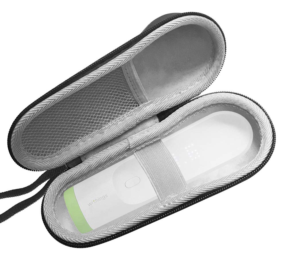 DailyU Hard Protective Travel Case for Withings Thermo – Smart Temporal Thermometer (CASE ONLY)