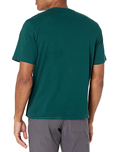 Amazon Essentials Men's Short-Sleeve Crewneck T-Shirt, Pack of 2, Dark Green, XX-Large