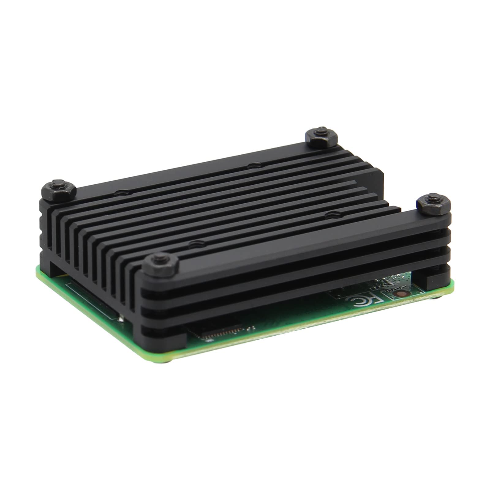 Geekworm 12mm Thickness Aluminum Alloy Heatsink (C235) Support 30mm Cooling Fan Compatible with Raspberry Pi Compute Module 4 CM4 Motherboard