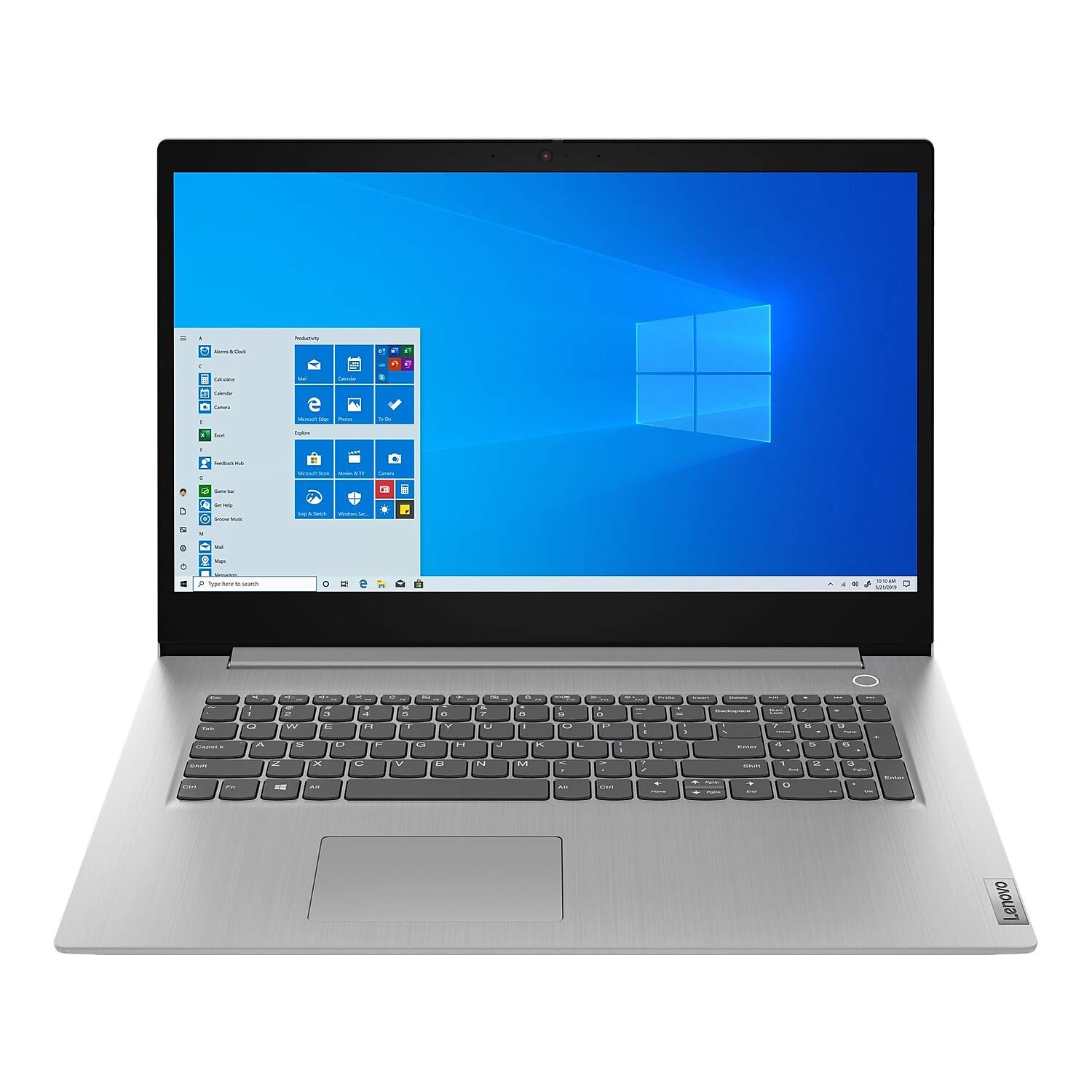 Lenovo Laptop IdeaPad 3 17IIL05 81WF000TUS Intel Core i3 10th Gen 1005G1 (1.20 GHz) 8 GB Memory 256 GB PCIe SSD Intel UHD Graphics 17.3" Windows 10 Home 64-bit