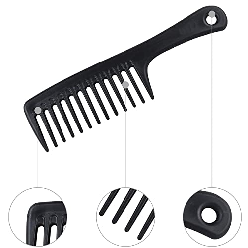 3 Pieces Wide Tooth Detangling Shower Hair Comb for Women Curly Wet Dry Long Thick Hair