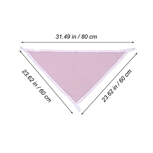 Cabilock 3pcsset Corner Hammock Stuffed Toyspink Organizing for Displaying and Pet Toy Net Animal Removable