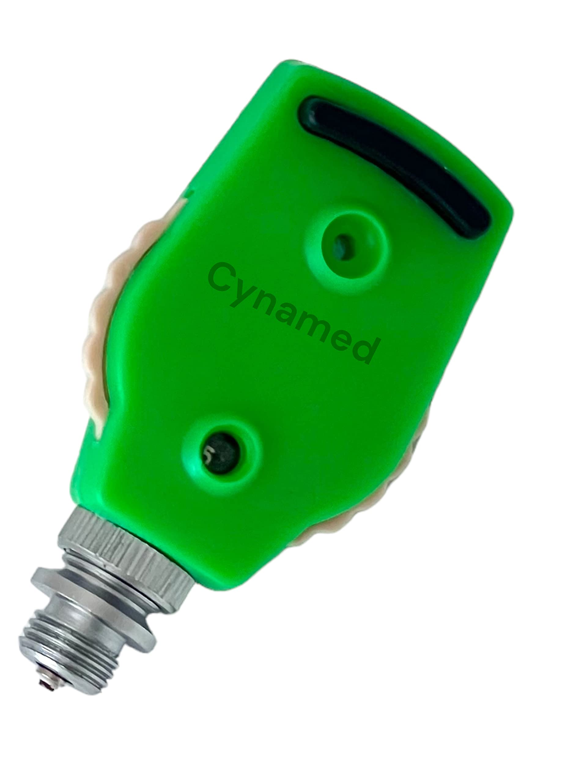 Cynamed Otoscope - Ear Scope with Light, Ear Infection Detector, Both Adult and Pediatric Disposable Specula Tips (Green)