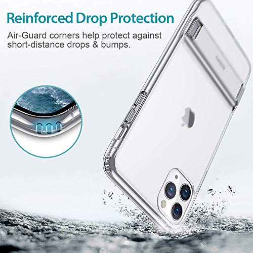 ESR Metal Kickstand Designed for iPhone 11 Pro Max Case, [Vertical and Horizontal Stand] [Reinforced Drop Protection] Flexible TPU Soft Back for iPhone 11 Pro Max (2019 Release), Clear