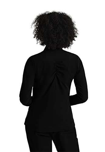 BARCO One 5405 2 Pocket Shir Yoke Princess Zip Jacket (Black, Medium)