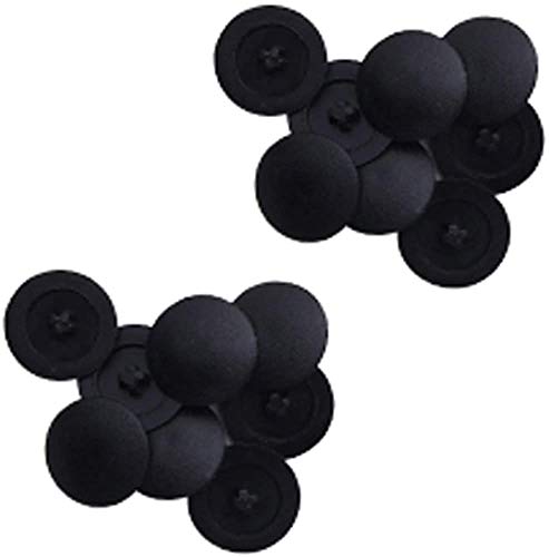 Persberg 100pcs Screw Caps Black Covers, Self-Tapping Waterproof Screw Cap Cover for Phillips Screws, Suitable for Wall mounting Photo Frame Decoration Kitchen Cabinet wardrobes Home Furniture (254)