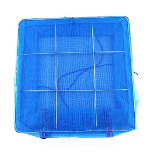 Enshey 4 Layers Folding Fish Mesh Hanging Drying Net Durable Drying Rack Multifunctional Fish Vegetable Dishes Dryer Net Drying Rack Holder Dryer Mesh Bag (19.6 x 19.6 x 25.6 inch)