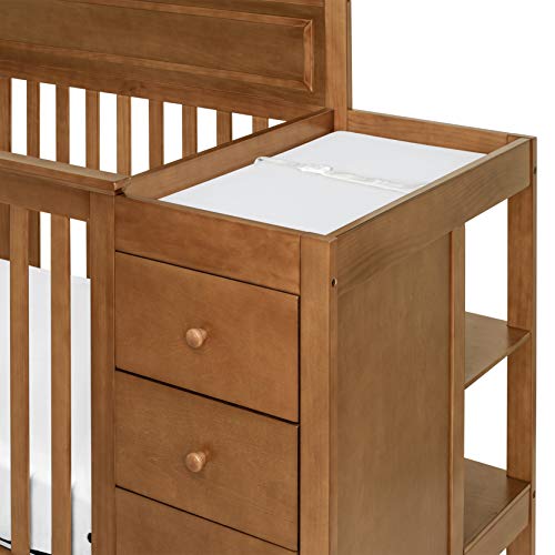 DaVinci Autumn 4-in-1 Crib and Changer Combo in Chestnut | Greenguard Gold Certified