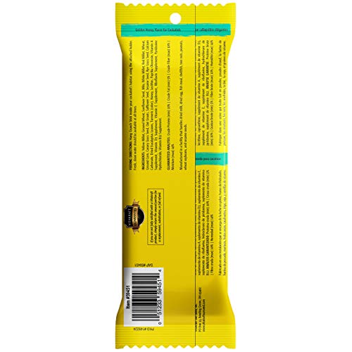 Vitakraft Crunch Sticks Golden Honey Flavor Bird Treat for Cockatiels (2 Sticks), 3.5 oz