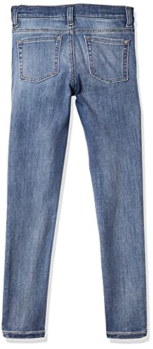Amazon Essentials Girls' Skinny Fit Stretch Jeans, Washed Blue, 14