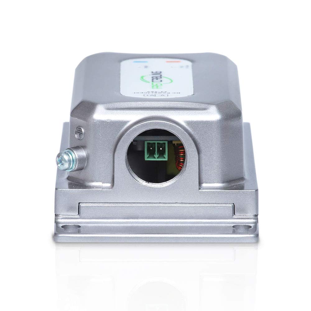 FASTCABLING 30W Outdoor PoE Injector for Mesh Network, 24V-56V Input, Accept Solar Power, Hardened Grade, Wide Range Temperature -40-75 Degree, IEEE802.3at/bt
