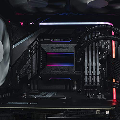 Phanteks (P-GO360MP_DBK01) Glacier One 360MP D-RGB AIO Liquid CPU Cooler, Infinity Mirror Pump Cap Design, 3x Silent 120mm MP PWM Fans, Black