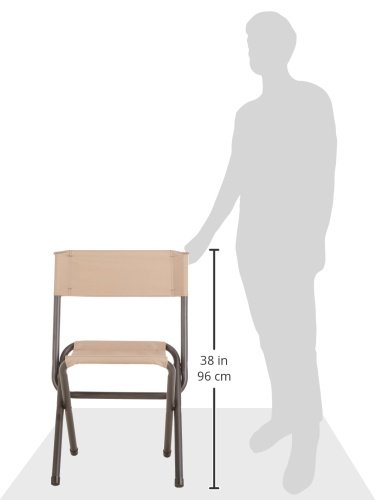 Coleman Folding Camp Chair | Woodsman II Portable Outdoor Chair, 17" x 17.5"