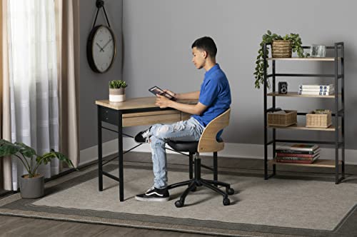 Calico Designs Compact Art Drawing/Computer Desk for Kids in Ashwood/Graphite 51241