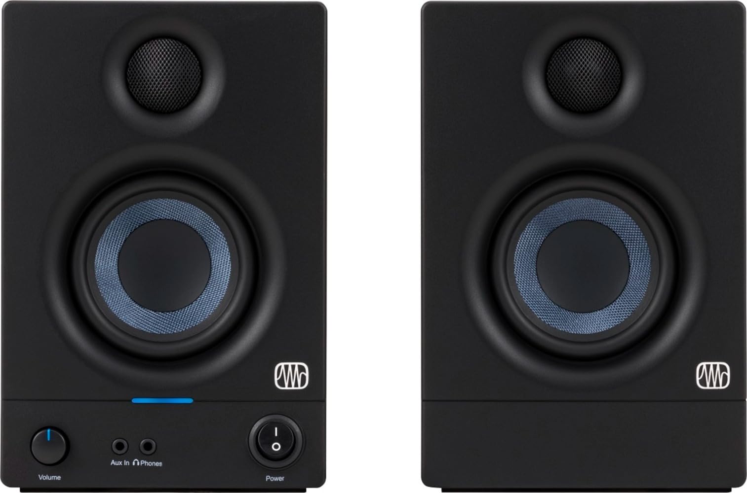 Audio-Technica ATLP1240USBXP Professional DJ Turntable Bundle with Presonus Eris 3.5 3.5-Inch Low-Frequency Driver Media Reference Monitors, Knox Stabilizer and Stylus Scale (4 Items)