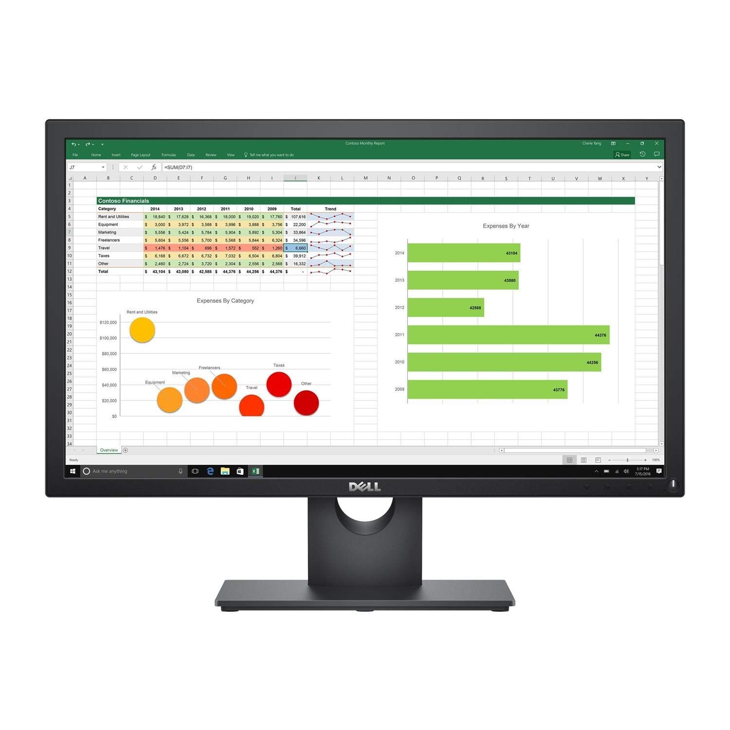 Dell E2318H 23IN LED LCD MON 19X10 (Renewed)