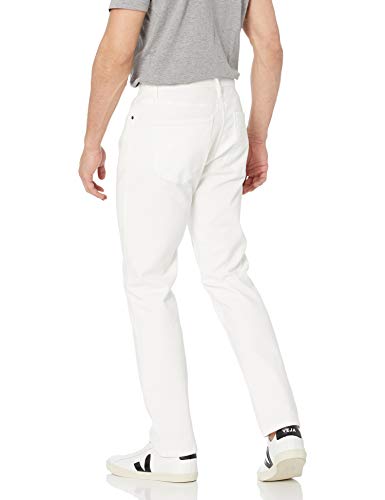 Amazon Essentials Men's Athletic-Fit Stretch Jean, Bright White, 40W x 28L