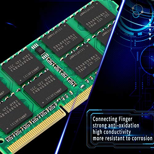 DDR3L 1600MHz Sodimm RAM 16GB Kit (8GBX2), PC3L-12800/PC3-12800s Memory 204 Pin 1.35V/1.5V CL11 Non-ECC Unbuffered 2RX8 Dual Rank for Laptop Notebook Upgrade DDR3 Sodimm