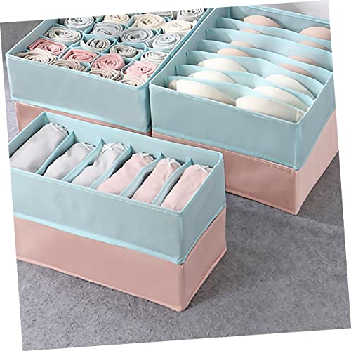 Alipis 1 Set/3pcs Underwear Storage Box Drawers for Clothes Dresser Drawer Hanging Drawers for Closet Storage Bags for Clothes Socks Organizer Drawer Divider Panties Organizer Box Grid