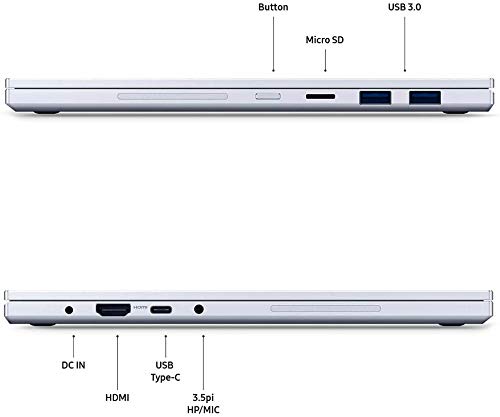 SAMSUNG 2020 Galaxy Book Flex Alpha 13.3" QLED FHD 1080p Multi-Touch 2-in-1 Business Laptop (Intel Quad-Core i5-10210U, 8GB RAM, 1TB SSD) Backlit, Wi-Fi 6, Windows 10 Home + HDMI Cable