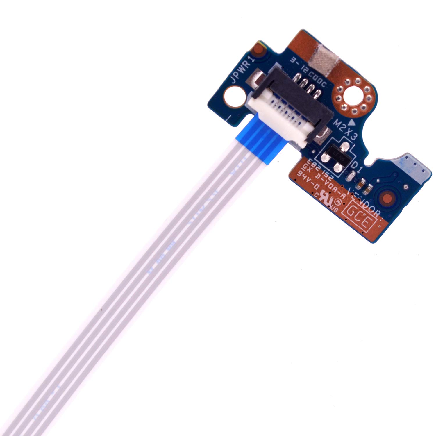Deal4GO Power Button Board w/Cable LS-E791P NBX00026H00 Replacement for HP Pavilion 15T-BR 15Z-BW 15-BS 250 G6 255 G6