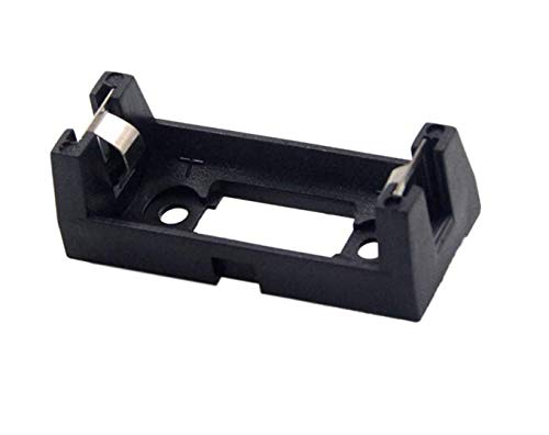 LAPXSNZD 10Pcs Black Battery Holder Case Box Clip for CR123 CR123A Lithium Battery