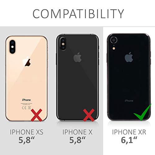 kwmobile Crossbody Case Compatible with Apple iPhone XR Case - TPU Silicone Cover with Strap - Lavender