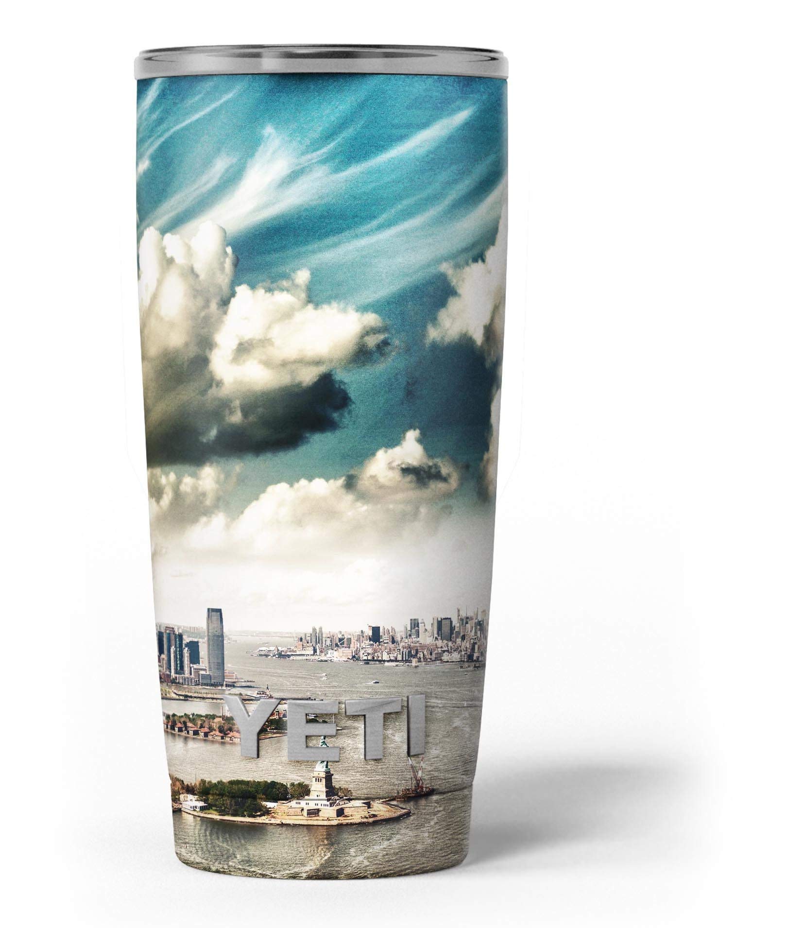 Design Skinz Drama NYC - Skin Decal Vinyl Wrap Kit Compatible with The Yeti Rambler Cooler Tumbler Cups
