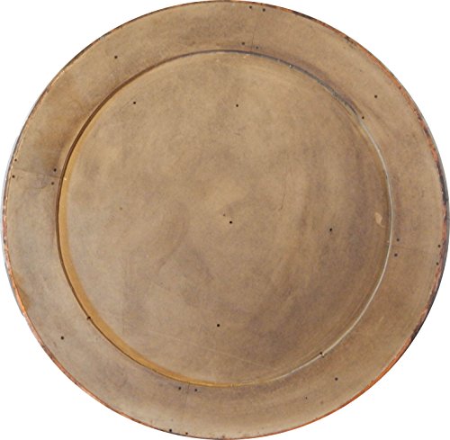 COLOR Y TRADICIÓN Mexican Round Copper Table Top Hand Hammered Stained Patina 54