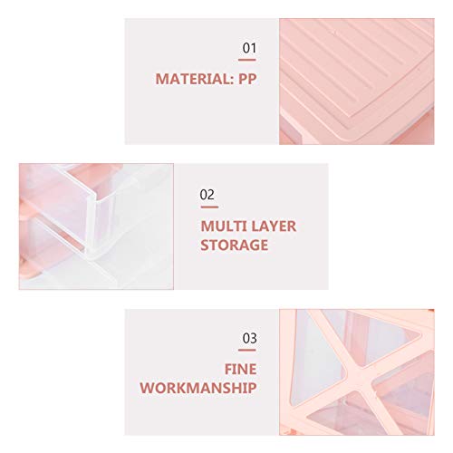 Alipis Plastic Storage Bins Desktop Storage Drawer plastic desk drawers plastic storage drawers drawer box unit Cosmetic Makeup Organizer Drawer Organizer