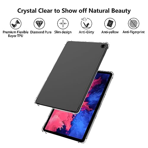 Aircawin for 11'' Amazon Fire Max 11 Case Clear,Shockproof Clear Case for Amazon Fire Max 11 Case Cover 13th Generation 2023,Shockproof Soft TPU Back Cover Shell for Fire Max 11 Tablet Case-Clear