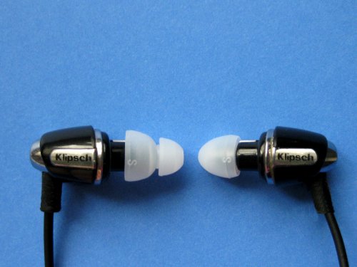Comfortable (CL) Oval Fit Set Compatible with Klipsch In Ear Earphones - Replacement Ear Adapters Eartips Earbuds Eargels
