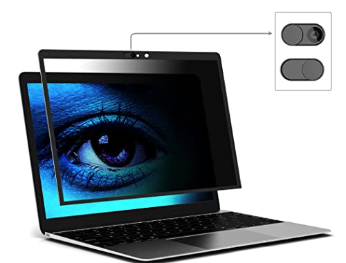 for MacBook Pro 13 inch,Macbook Air 13.3 inch Removable HD Privacy Screen Protector Filters, Bubble Free Design,Webcam Cover Slide,for MacBook Pro 13 M2 /M1 (2022~2016)&Macbook Air (2018~2021)
