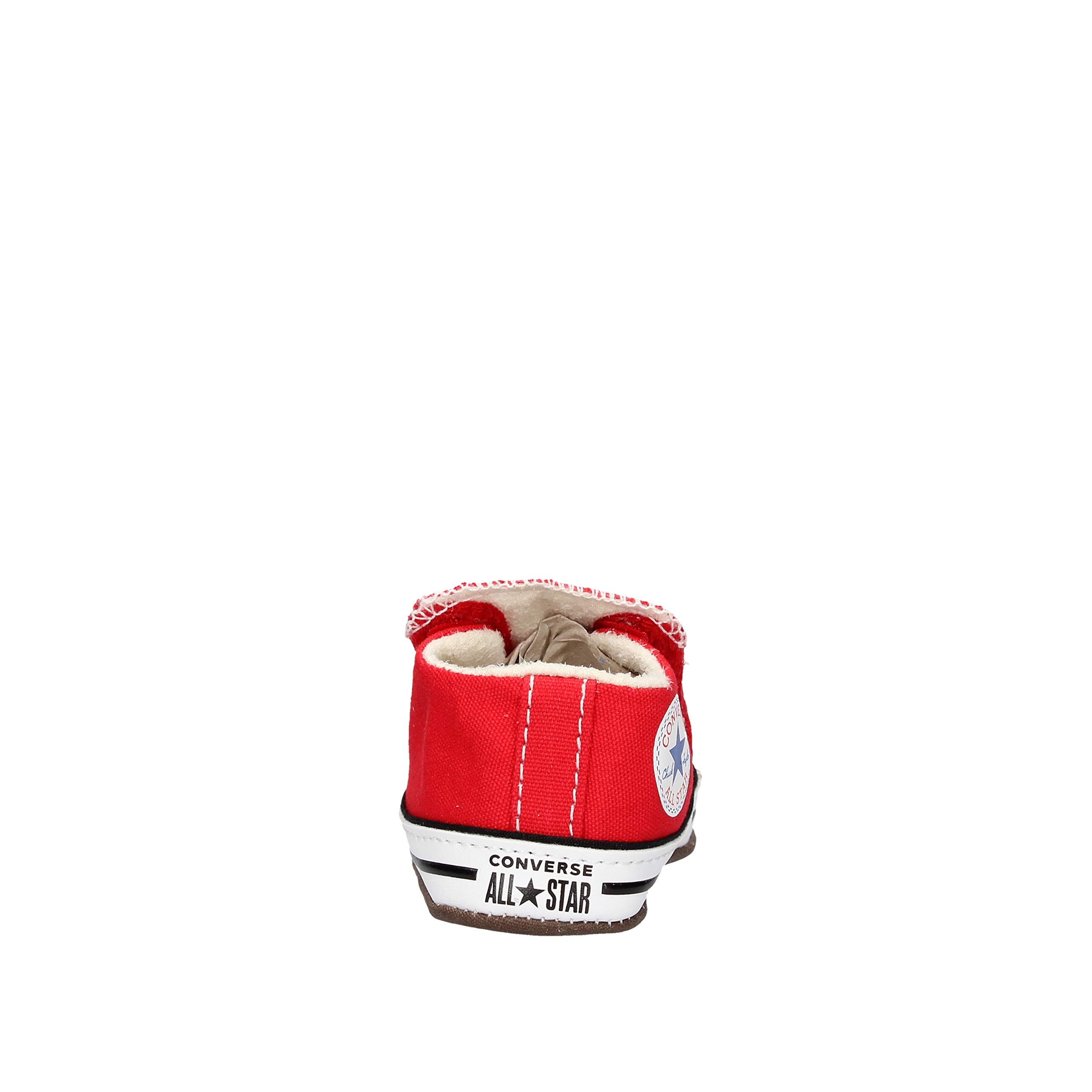 Converse Unisex-Baby Chuck Taylor All Star Cribster Easy Slip-on Sneaker, University Red/Natural Ivory, 2 M US Infant