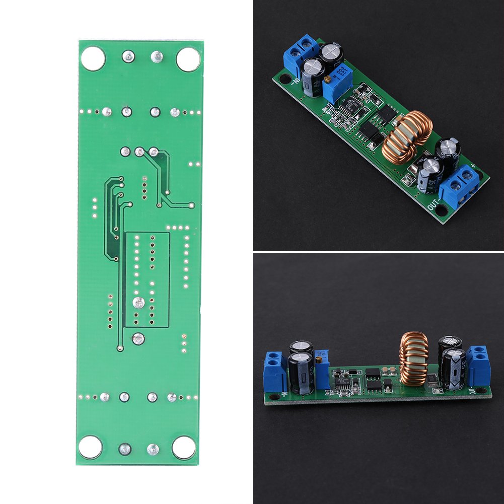 Converter Module, DC-DC Buck Step Down Converter Adjustable Power Source Module 6.5V-60V to 1.25-30V 10A for Lithium or Lead-Acid Battery