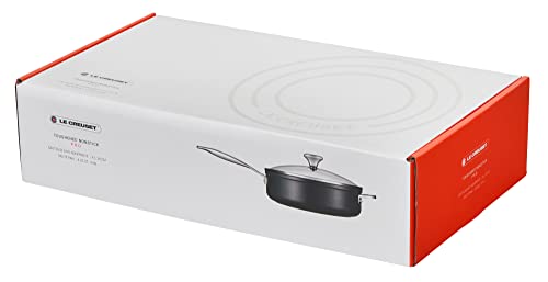 Le Creuset Toughened Nonstick PRO Saute Pan With Glass Lid, 4.25 qt.