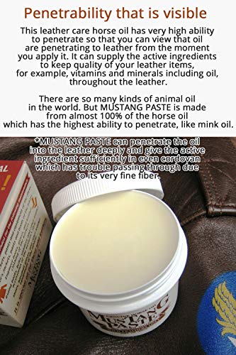 CAPT.STYLE Mustang Paste 100ml 3/4 fl. oz Includes Original Logoed Microfiber Cloth Made in Japan