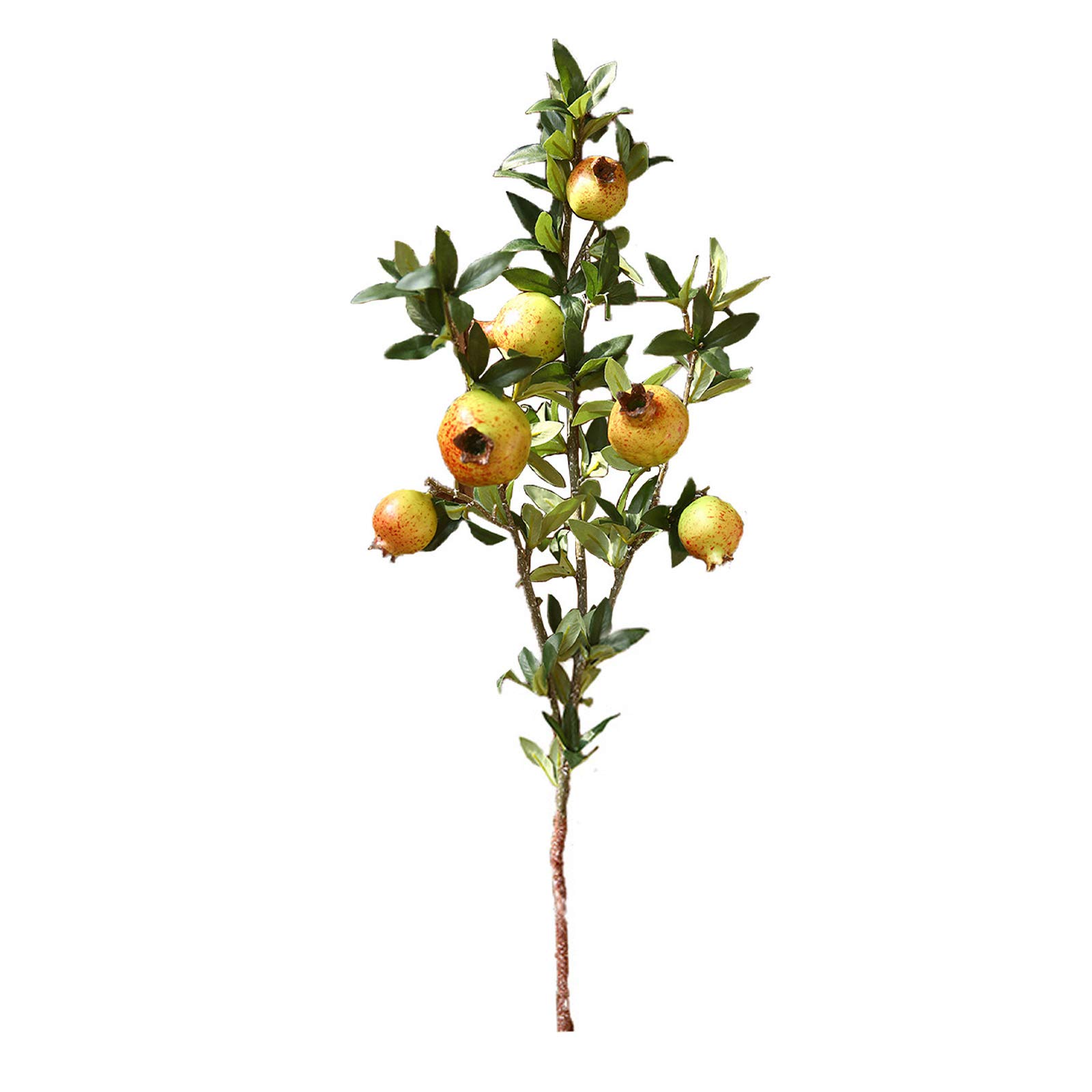 æ— 3 Pack Artificial Pomegranate Branches, 31.5 Inch Faux Rosehip Berries Flower Stem Simulation Long Stem Fruit Bouquet for Garden Home Restaurant Patio Shop Window Decor