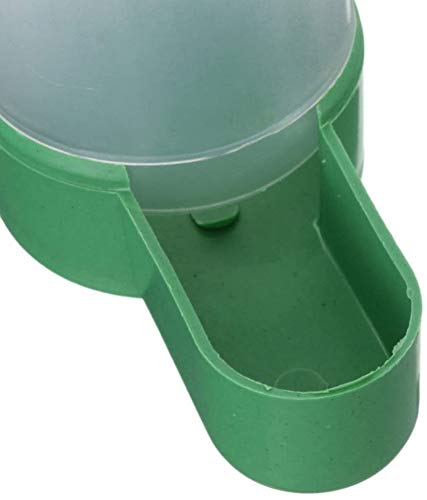 Small Bird Feeder Bird Water Dispenser for Cage, Plastic Bird Water Feeder and Food Feeding Cup Set for Parrots Parakeet Finch
