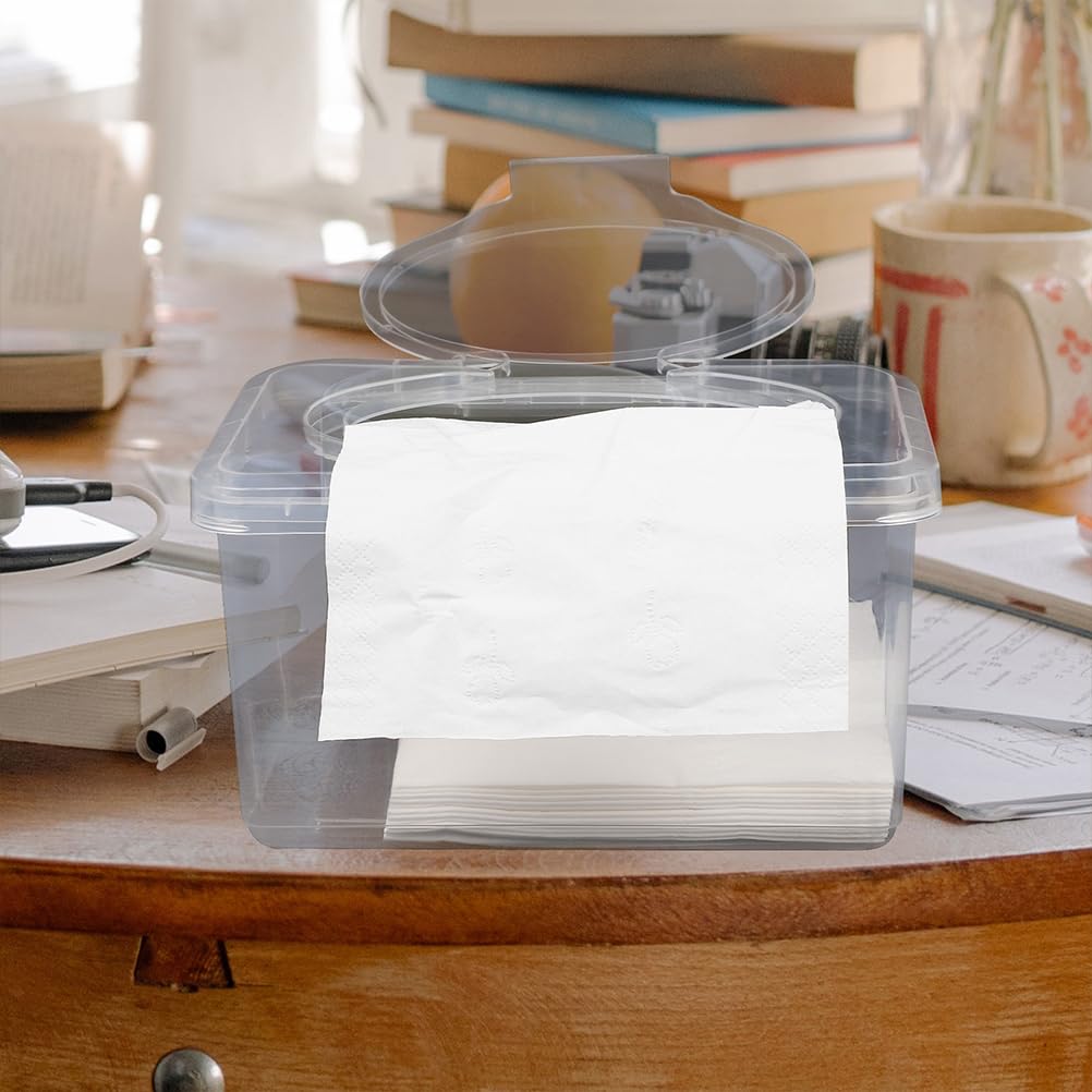 2pcs Box Baby Wipes Dispenser Portable Tissue Container Travel Refillable Wipe Box for Car Picnic Bathroom Living Room Outdoor Use