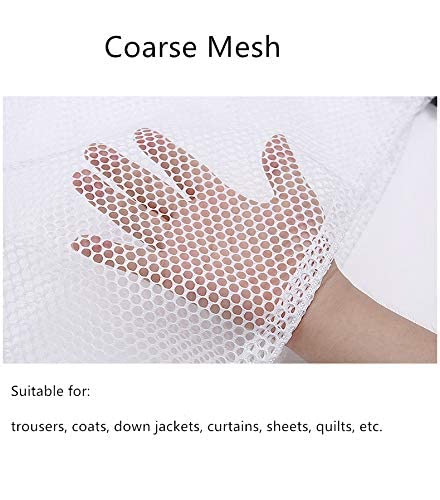 Mesh Laundry Bag with Drawstring,19.6×27.5 inch Large Laundry Bags Drawstring Bra Underwear Products Laundry Bags Baskets Mesh Bag Household Cleaning Tools Accessories Laundry Wash Care (white A)